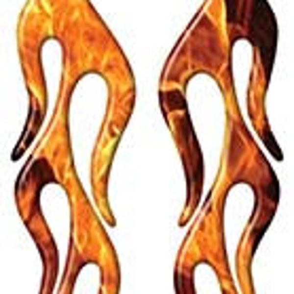 Flame Decals - Etsy