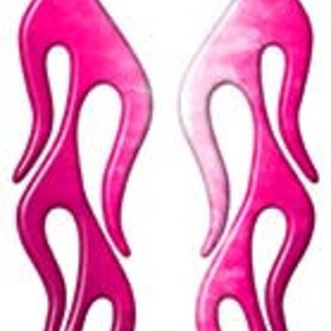 Custom Vertical Flame Decals - Etsy