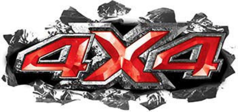 Ripped Torn Metal Tear Custom 4x4 Decals - Etsy