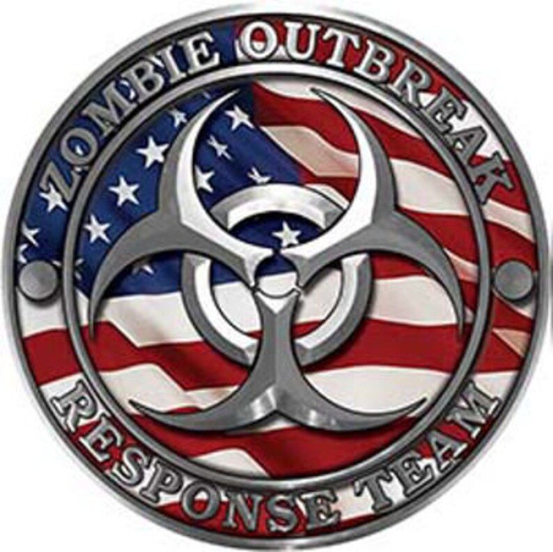 Zombie Response Team Decal - Etsy