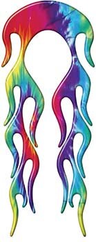 Custom Vertical Flame Decals - Etsy