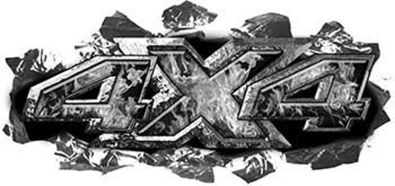 Ripped Torn Metal Tear Custom 4x4 Decals - Etsy