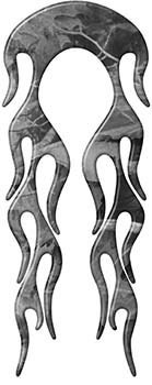Custom Vertical Flame Decals - Etsy
