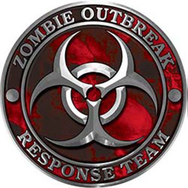 Zombie Car Decal - Etsy