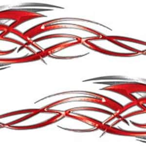 Tribal Flame Custom Motorcycle Tank REFLECTIVE Decals - Etsy