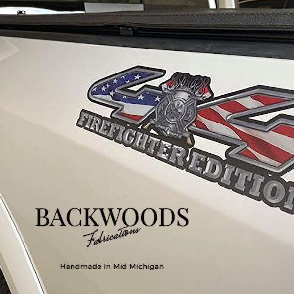 Reflective Firefighter Decals - Etsy