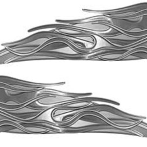 Twin Flame Custom Motorcycle Tank REFLECTIVE Decals - Etsy