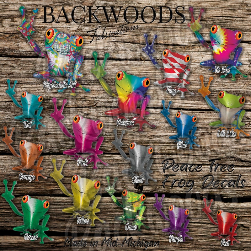 Tree Frog Decal - Etsy