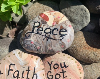 Inspirational Rock Engraved Word Rocks Once Upon A Time - Etsy
