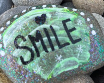 Inspirational Rock Engraved Word Rocks Change Do Not Look - Etsy