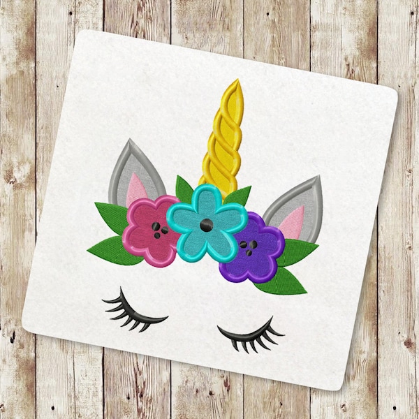 Unicorn Embroidery - Etsy