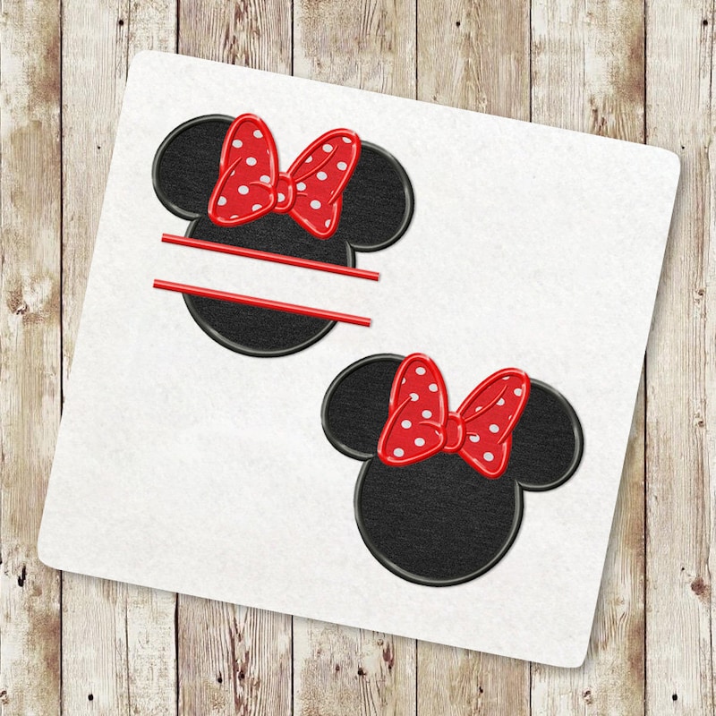 Minnie Applique - Etsy