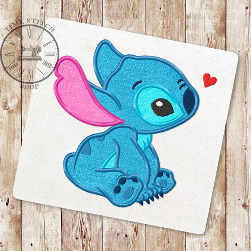 Stitch Applique Embroidery Designs Experiment 626 Ohana - Etsy