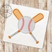 Baseball Bats Applique Embroidery Designs, Baseball Applique Machine ...