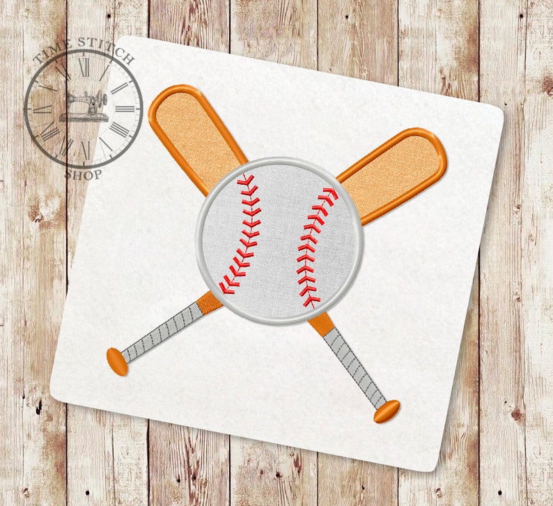Baseball Bats Applique Embroidery Designs, Baseball Applique Machine ...