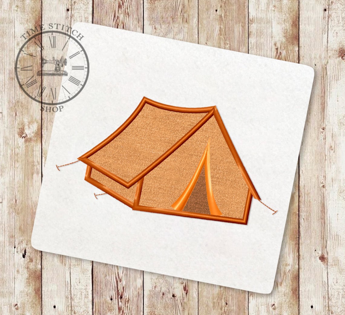 SET of Three Camping Embroidery Designs Campfire Camping - Etsy