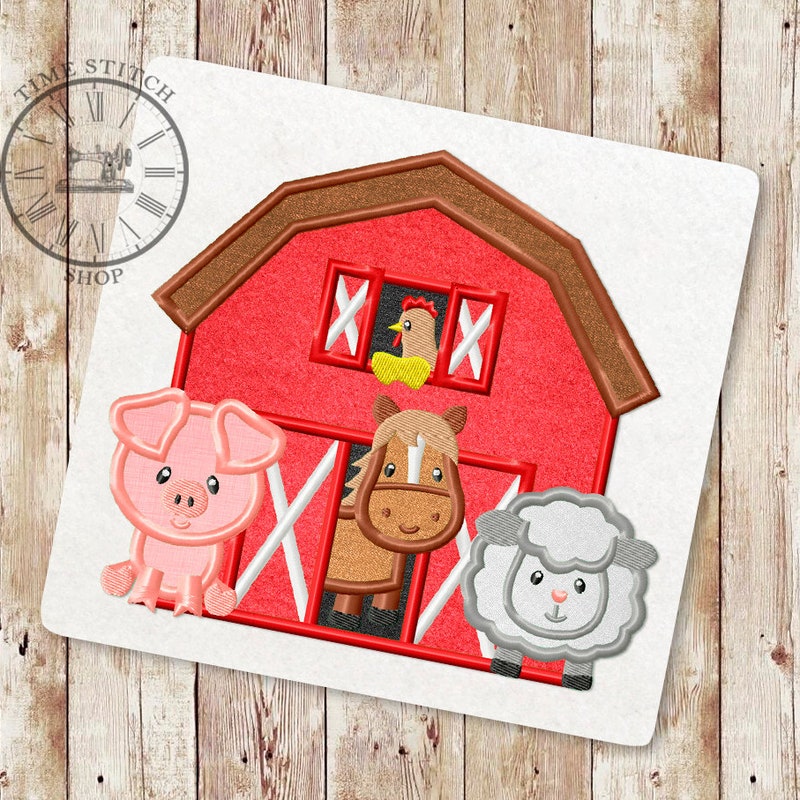 Farm Animal Applique - Etsy