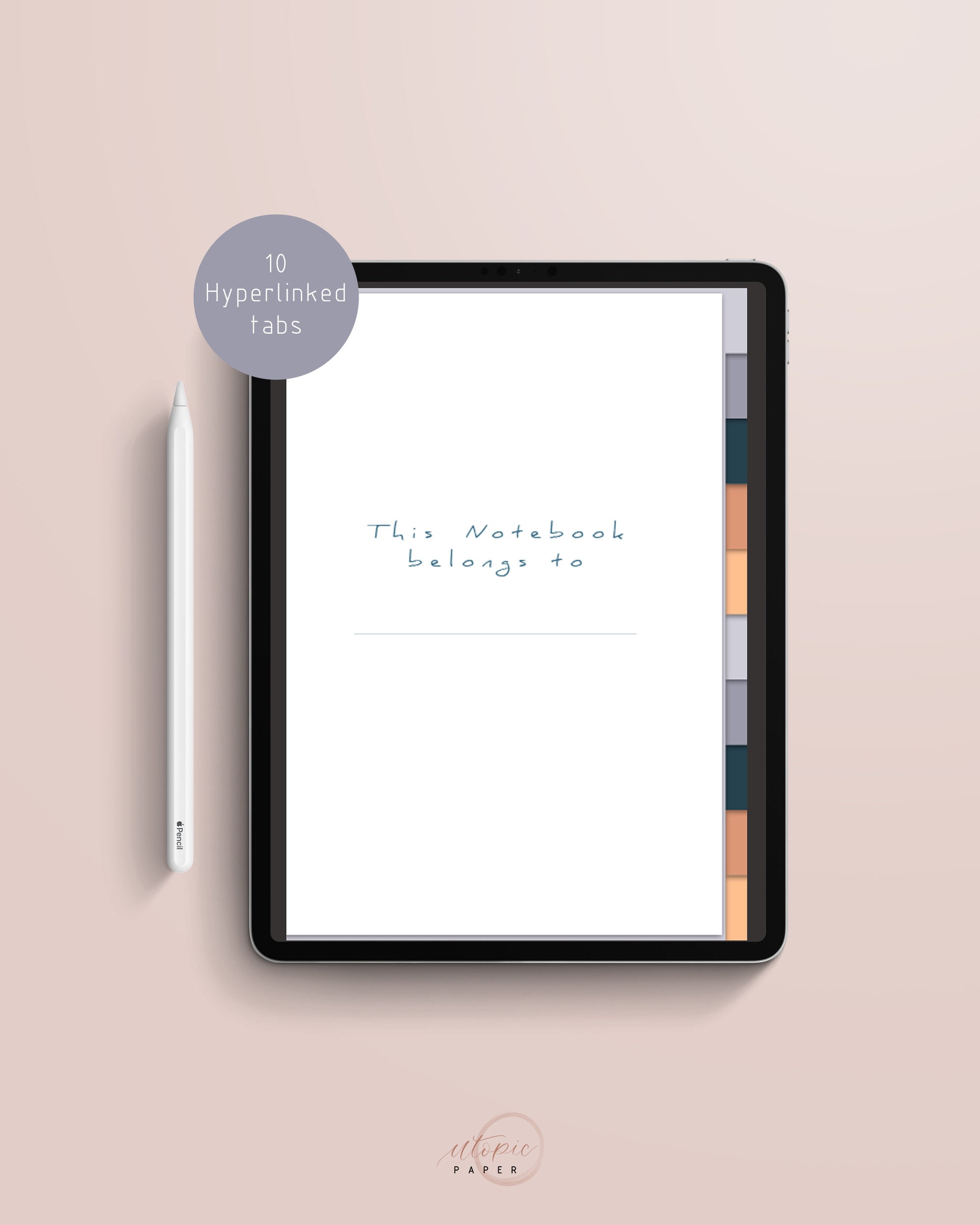 Digital Notebook Goodnotes, Digital Diary Journal, Digital Tabs ...