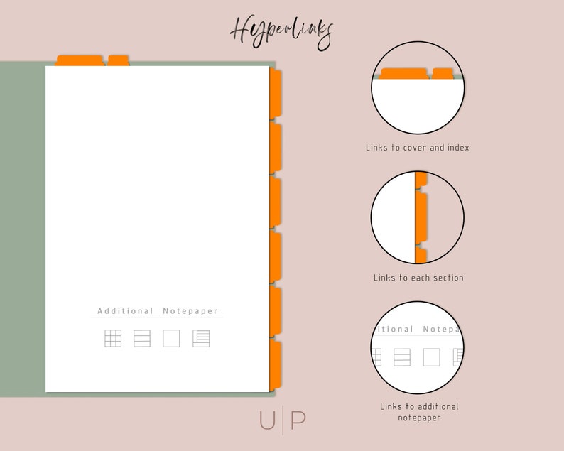 Digital Notebook Goodnotes, Digital Diary Journal, Digital Tabs ...