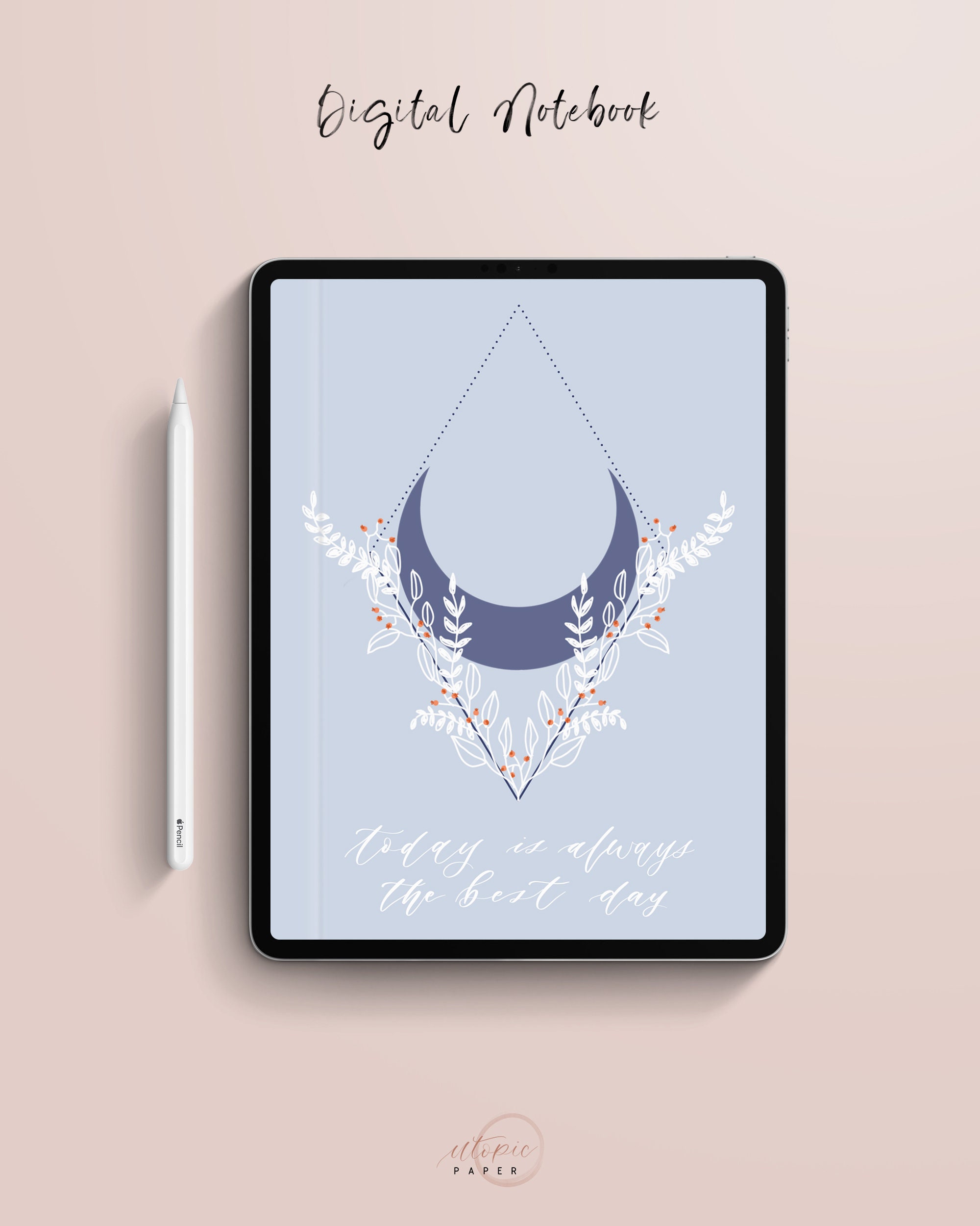 Digital Notebook With Hyperlinked Tabs, Digital Diary Goodnotes ...