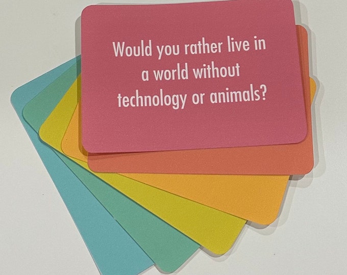 Kids & Family Conversation Cards, Conversation Starter Cards, Social ...