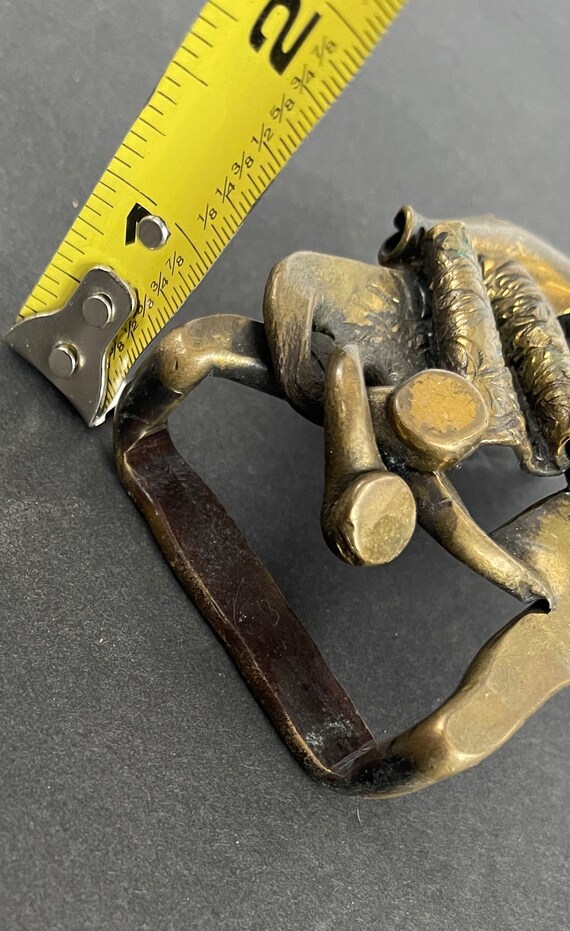 Vintage Bronze Hand Forged Buckle by Artist E.A. Chas… - Gem
