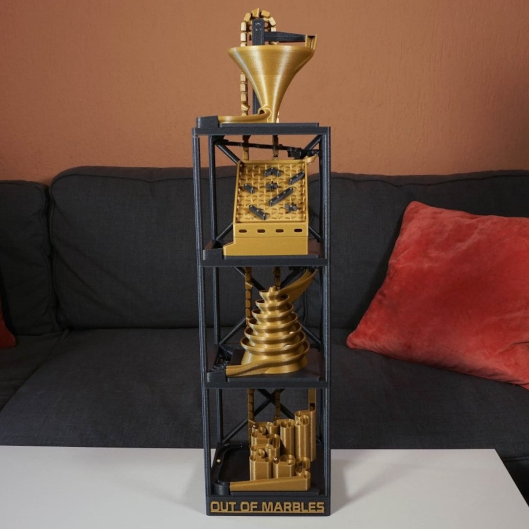 3D Print Marble Run Marble Machine Marble Race Marble Run Toy Christmas ...