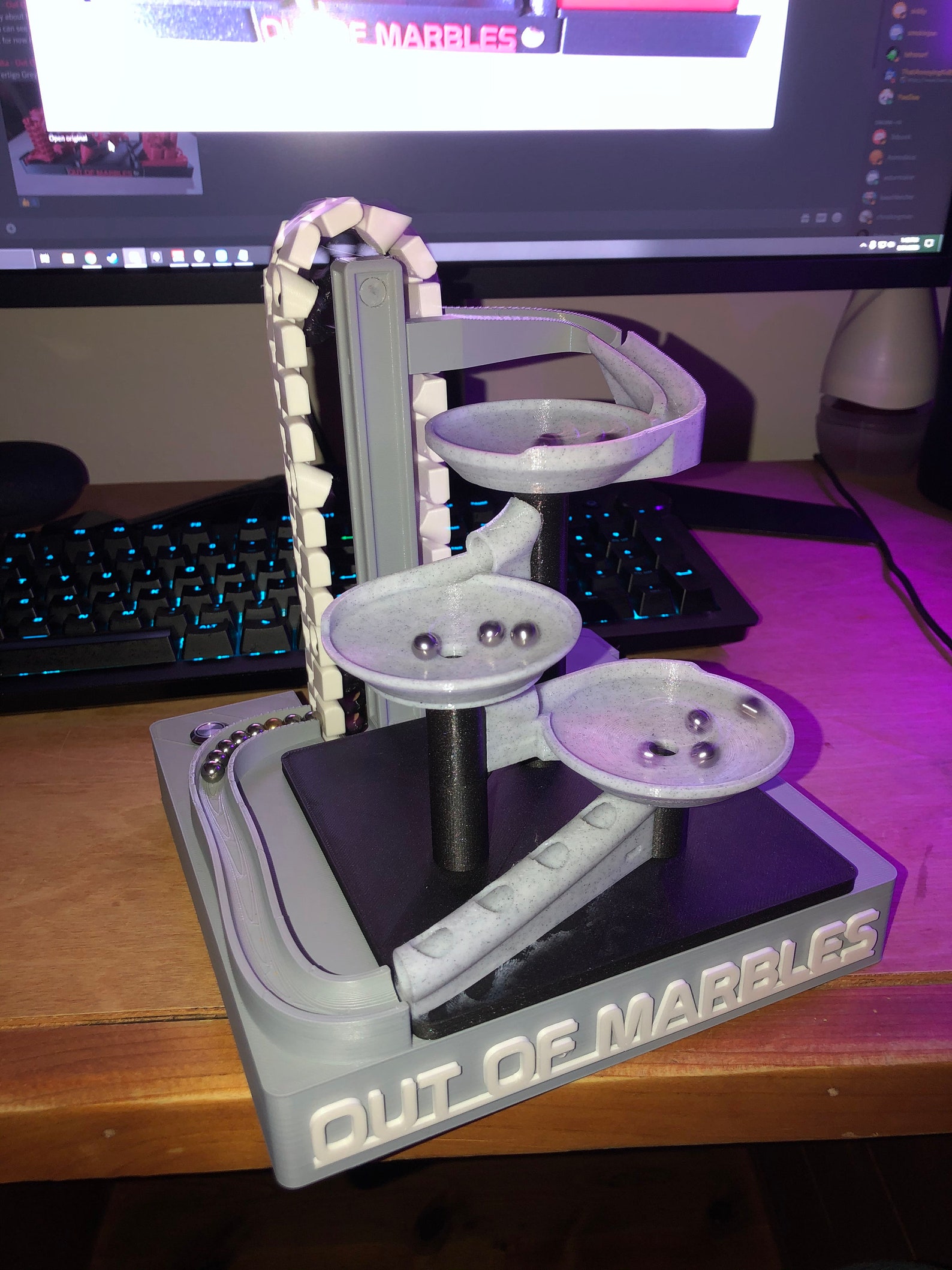 3D Print Marble Run Marble Machine Marble Race Marble Run Toy Christmas ...