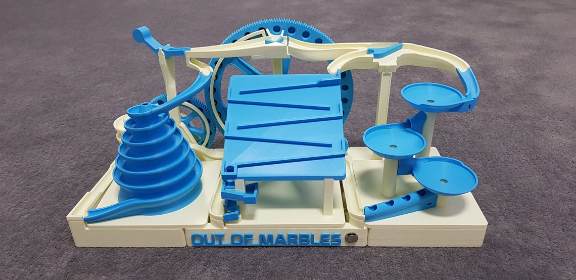 3D Print Marble Run Marble Machine Marble Race Marble Run Toy Christmas ...