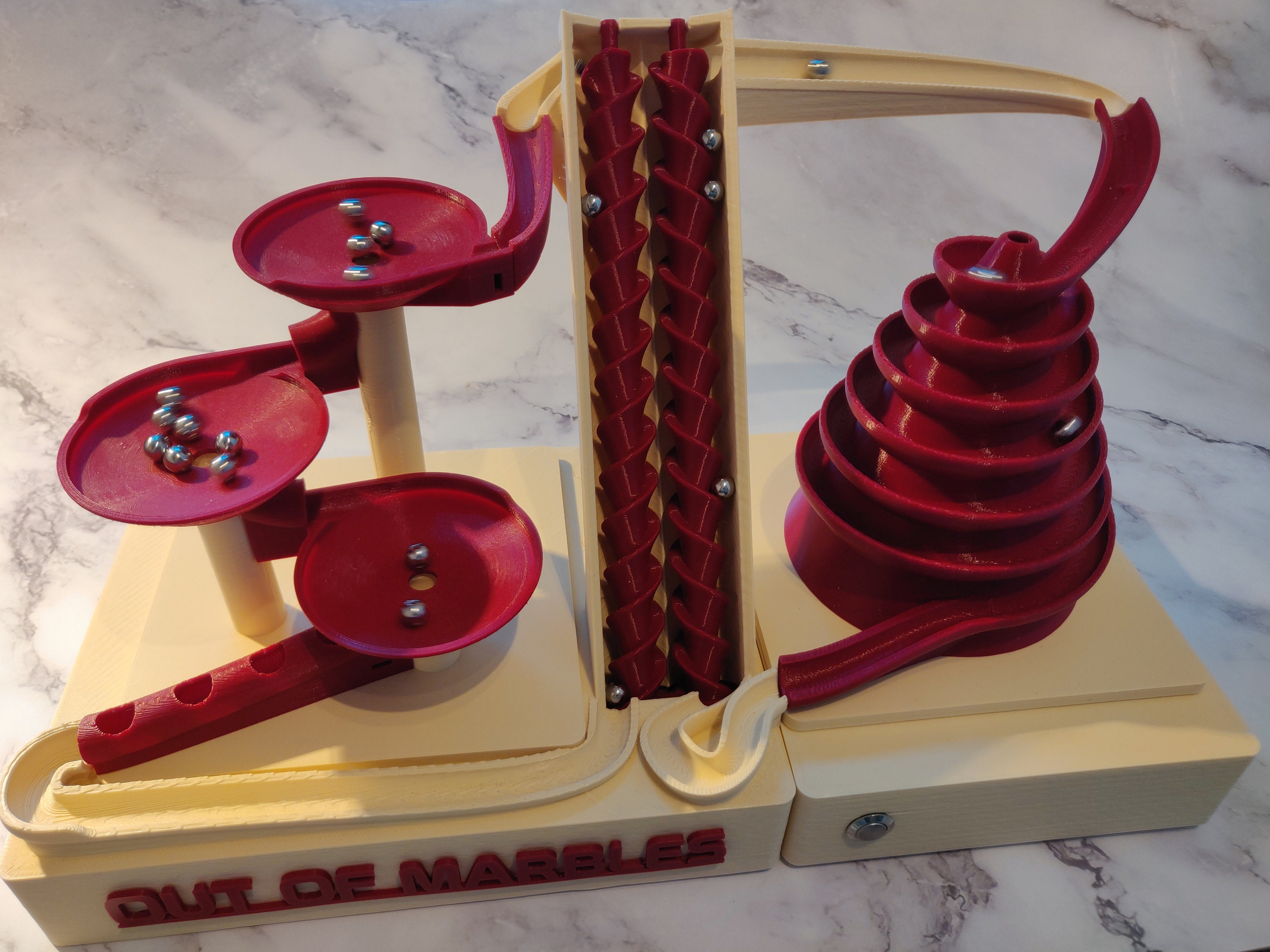 3D Print Marble Run Marble Machine Marble Race Marble Run Toy Christmas ...