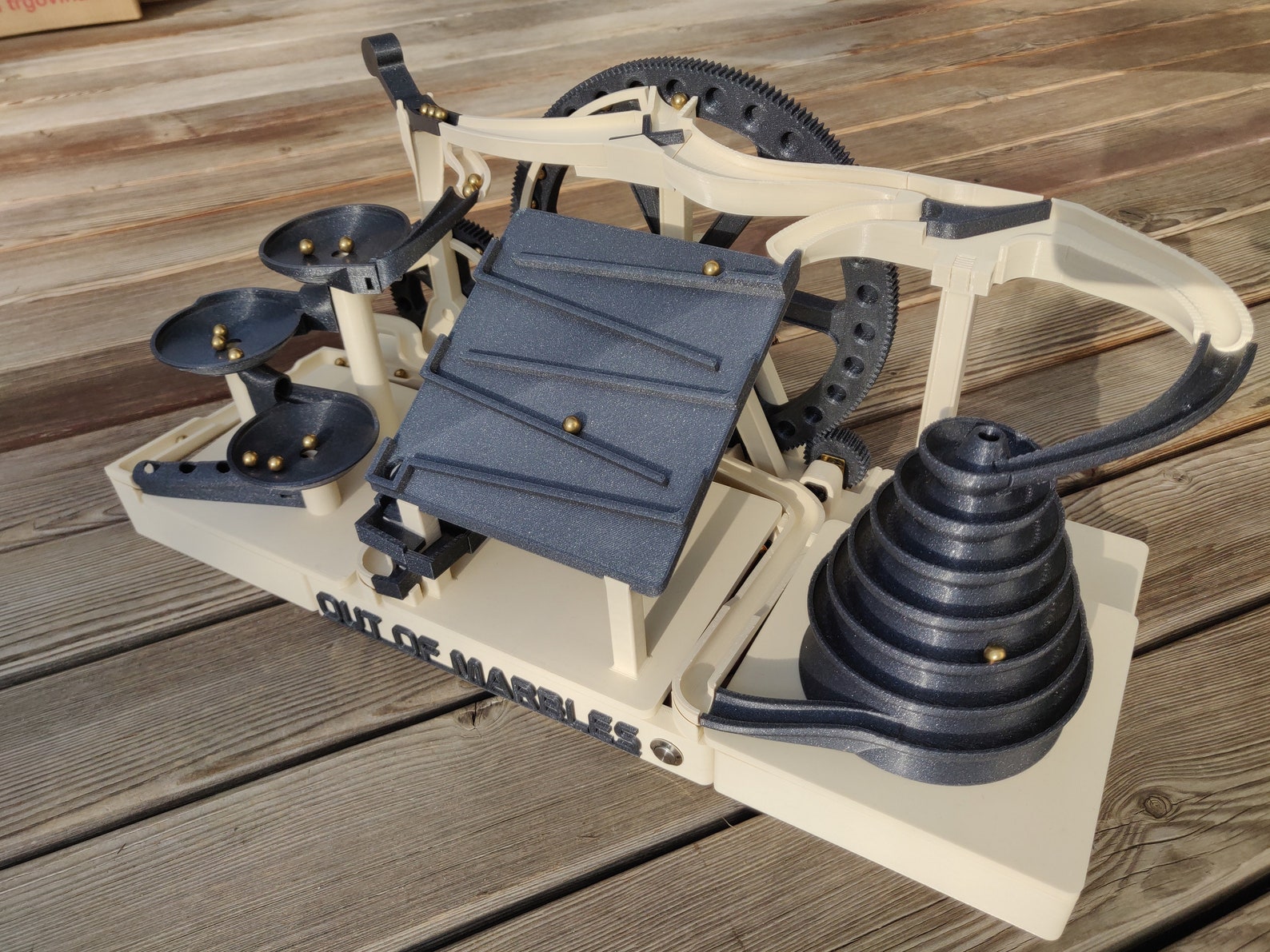 3D Print Marble Run Marble Machine Marble Race Marble Run Toy Christmas ...