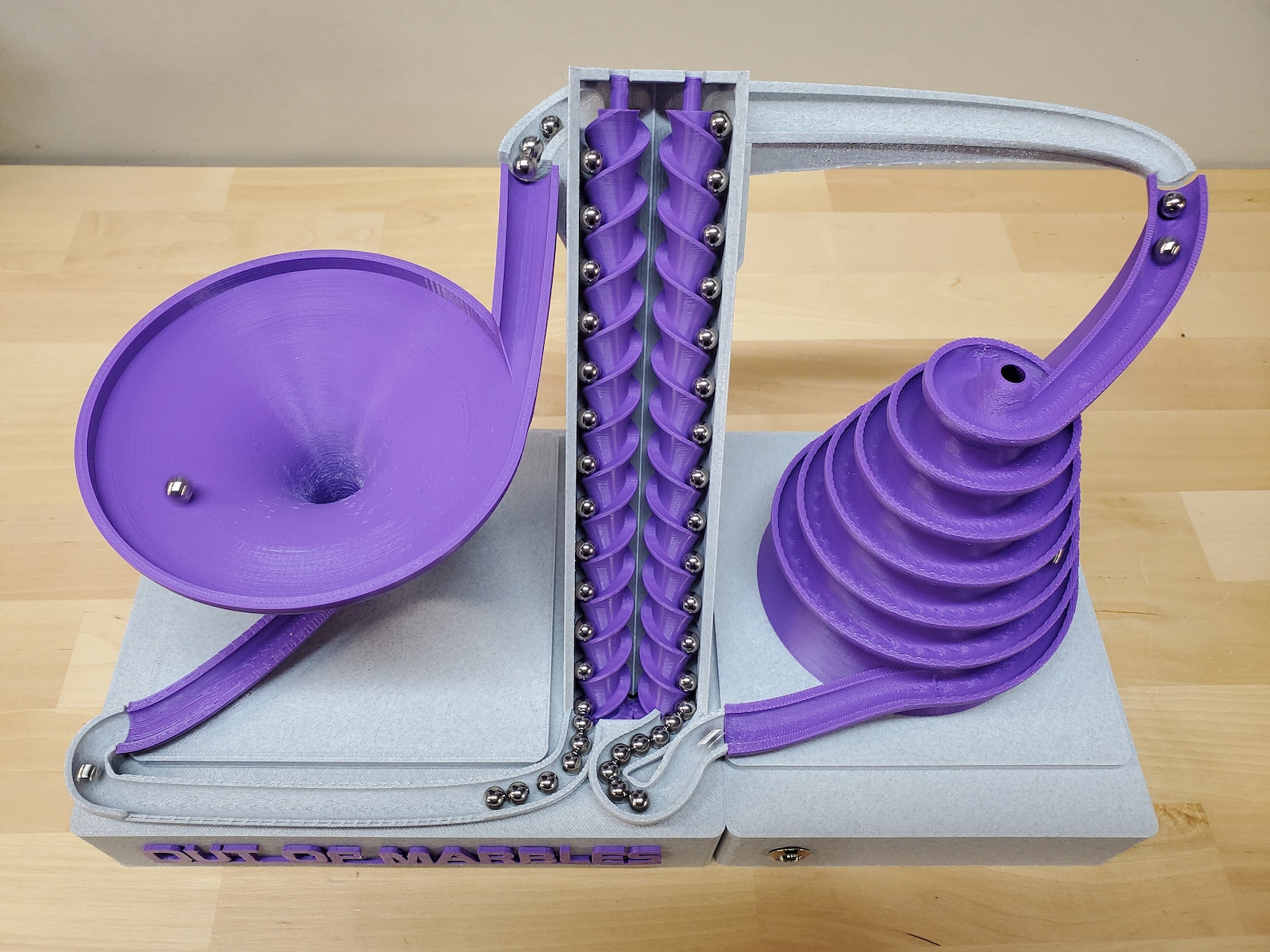 3D Print Marble Run Marble Machine Marble Race Marble Run Toy Christmas ...