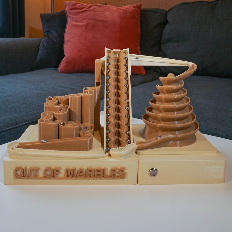 3D Print Marble Run Marble Machine Marble Race Marble Run Toy Christmas ...