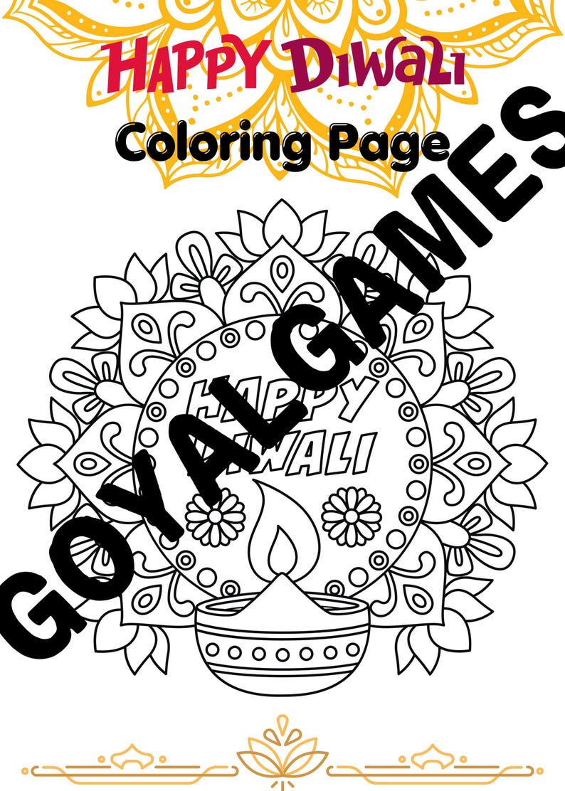 Diwali Activity Book - for Kids of All Ages!!! (download Now!) - Etsy