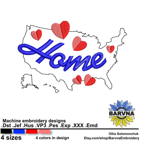 Usa Map - Etsy