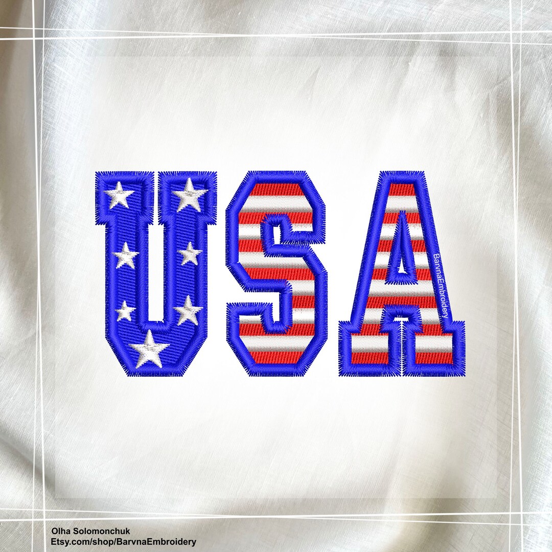 USA Machine Embroidery Designs, American Embroidery Designs, Digital ...