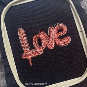Love Machine Embroidery Designs, Valentines Embroidery Files (instant ...