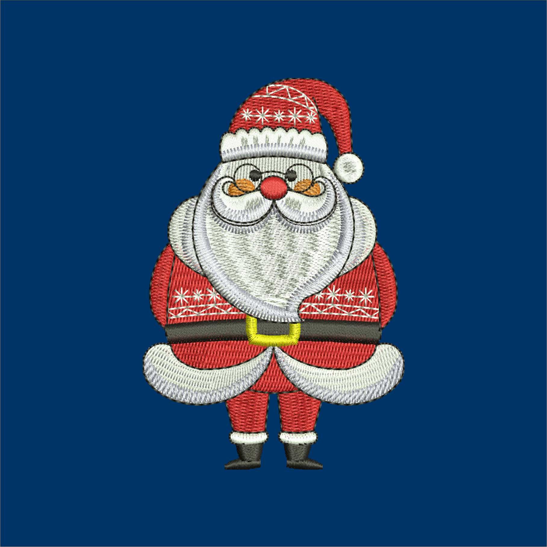 Santa Claus Machine Embroidery Designs Christmas Designs Etsy