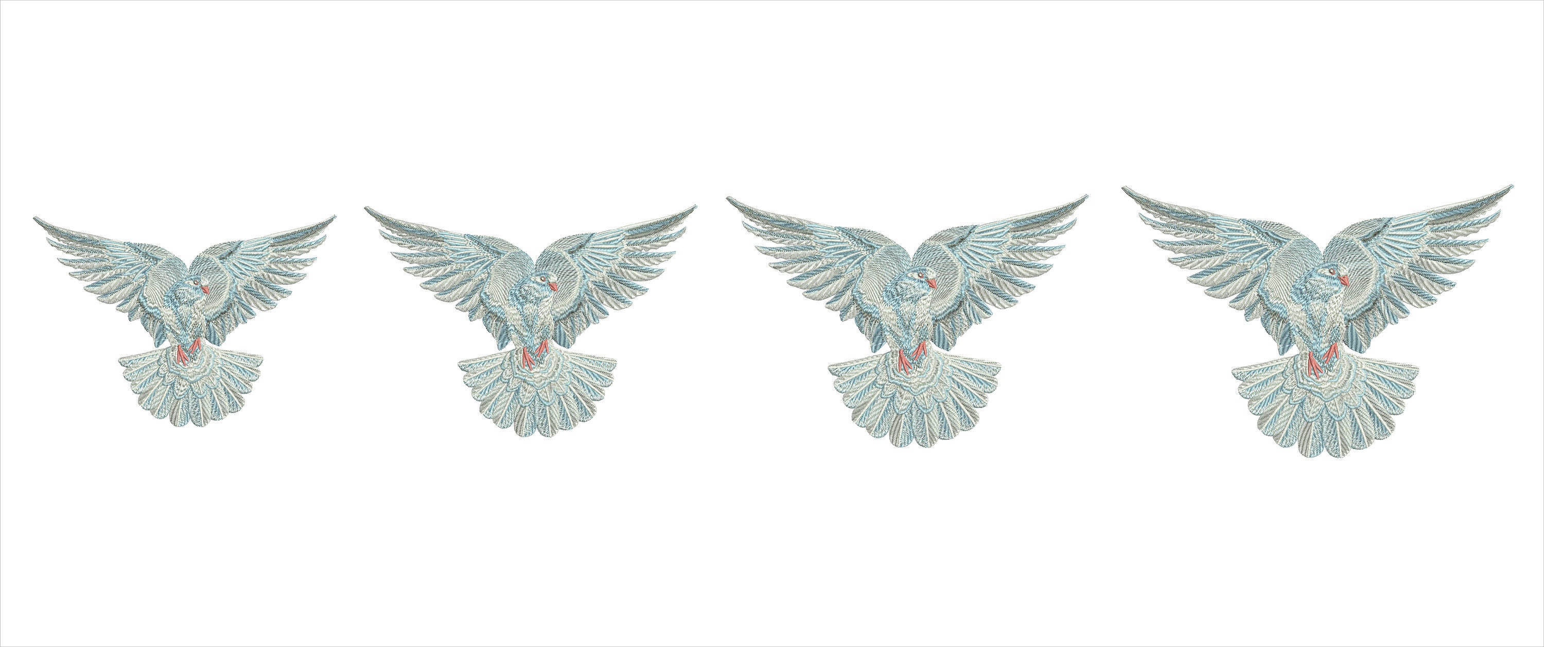 Bird Dove Machine Embroidery Designs Dove Embroidery File | Etsy