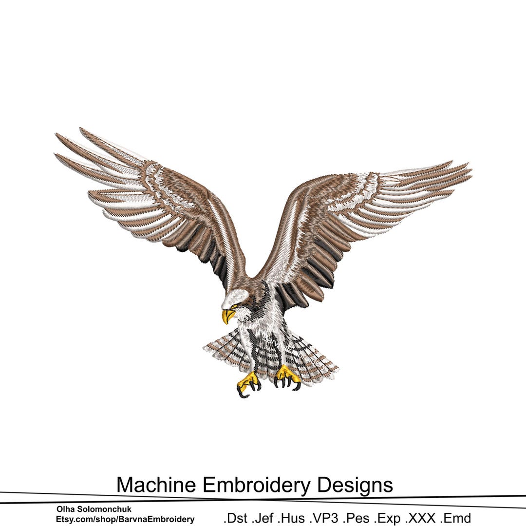 Eagle Machine Embroidery Designs, Bird Embroidery Machine Files ...