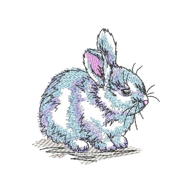 Bunny Machine Embroidery Designs Bunny Embroidery Files - Etsy