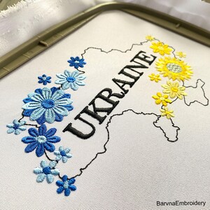 Ukraine Machine Embroidery Designs, Map of Ukraine Embroidery Files ...