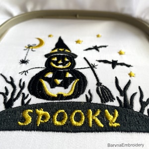 Halloween Embroidery Designs, Digital Halloween Machine Embroidery ...