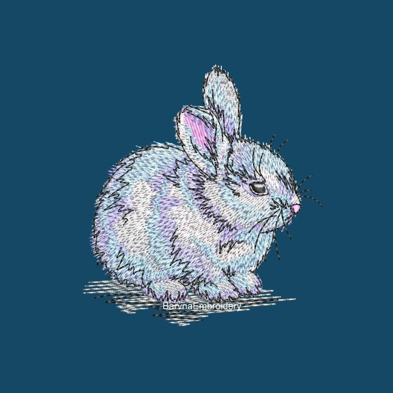 Bunny Machine Embroidery Designs Bunny Embroidery Files - Etsy