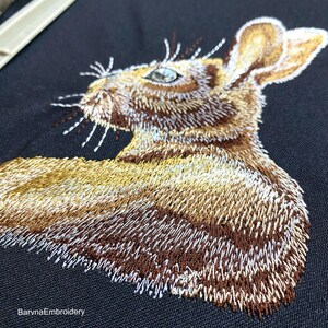 Rabbit Machine Embroidery Design, Animals Embroidery Files, Instant ...