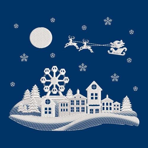 Snowflake Machine Embroidery Designs Winter Christmas Designs - Etsy