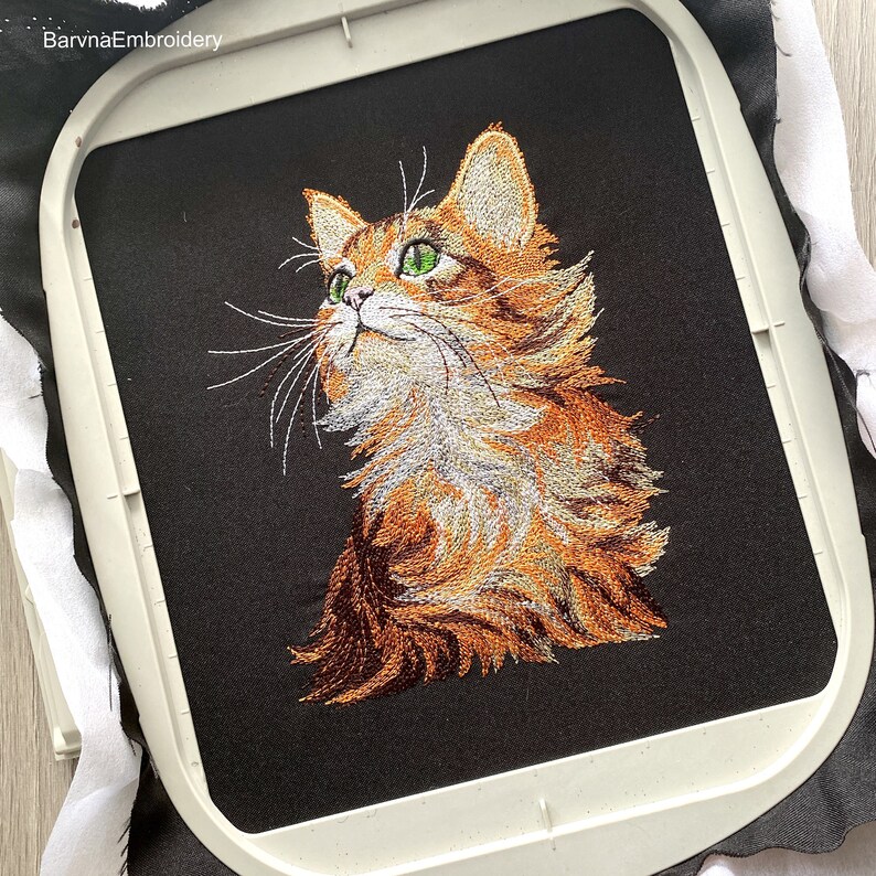 Cat Machine Embroidery Design, Pets Embroidery Files (instant Download ...