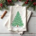 Christmas Tree Machine Embroidery Design – Two Variations, 4 Sizes Each ...