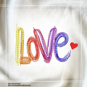 Love Machine Embroidery Designs, Valentines Embroidery Files, Instant ...