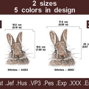 Bunny Machine Embroidery Designs, Animals Embroidery, Embroidery Design ...